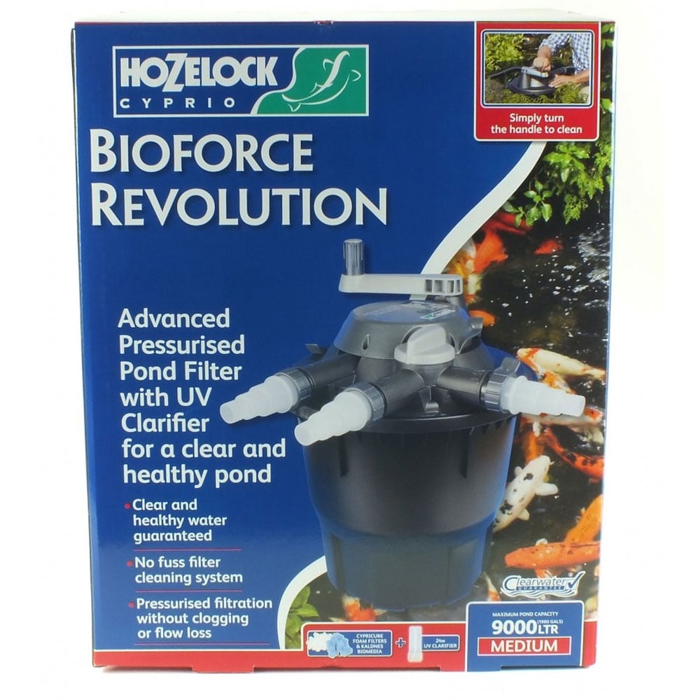 Hozelock Bioforce Revolution 9000 Pond Filter - Pond Planet