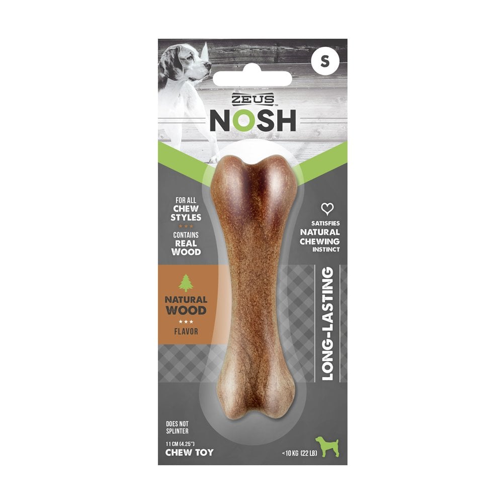 Zeus Nosh Wood Chew Bone - Pond Planet
