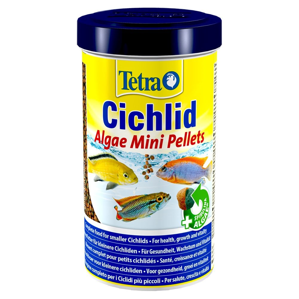Tetra Cichlid Algae Mini Pellets 170G - Pond Planet