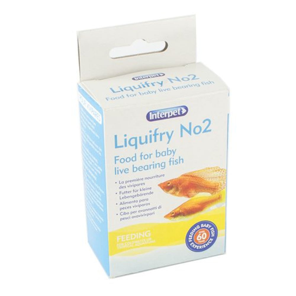 Interpet Liquifry No2 Food Baby Live Bearing Fish - Pond Planet
