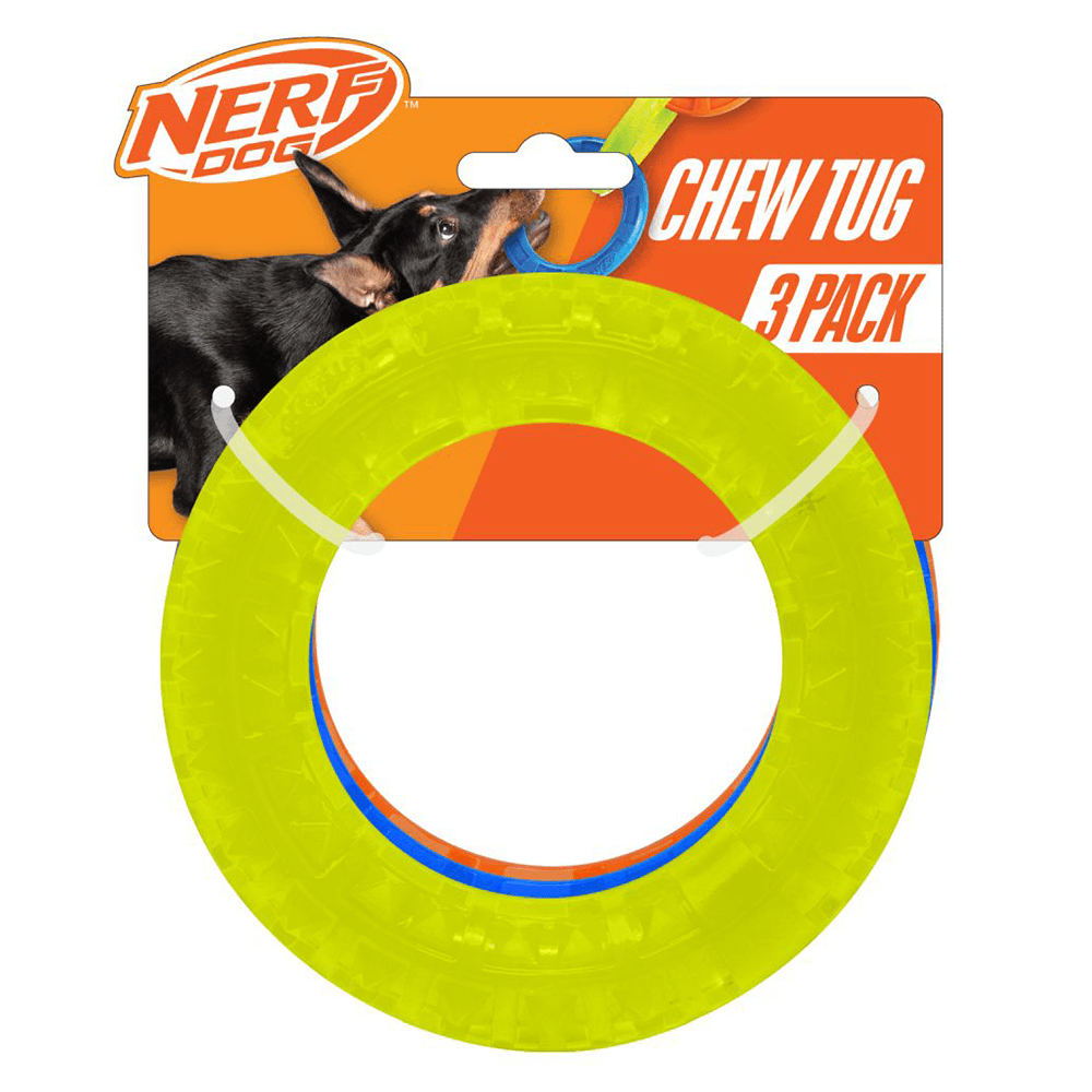 Nerf Dog Exo Spike Rings 5In 3Pk - Pond Planet