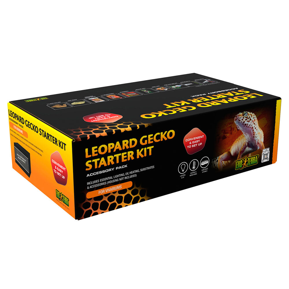 Exo Terra Leopard Gecko Starter Kit - Vivarium – Pond Planet